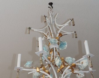 Ceramic chandelier | Etsy