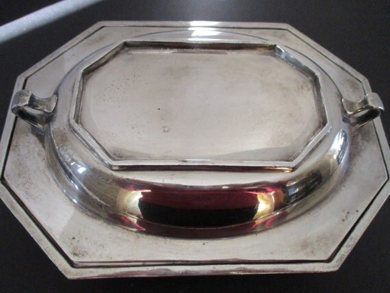 Vintage Sheffield Silverplate Covered Dish FBR by YourFineHouse
