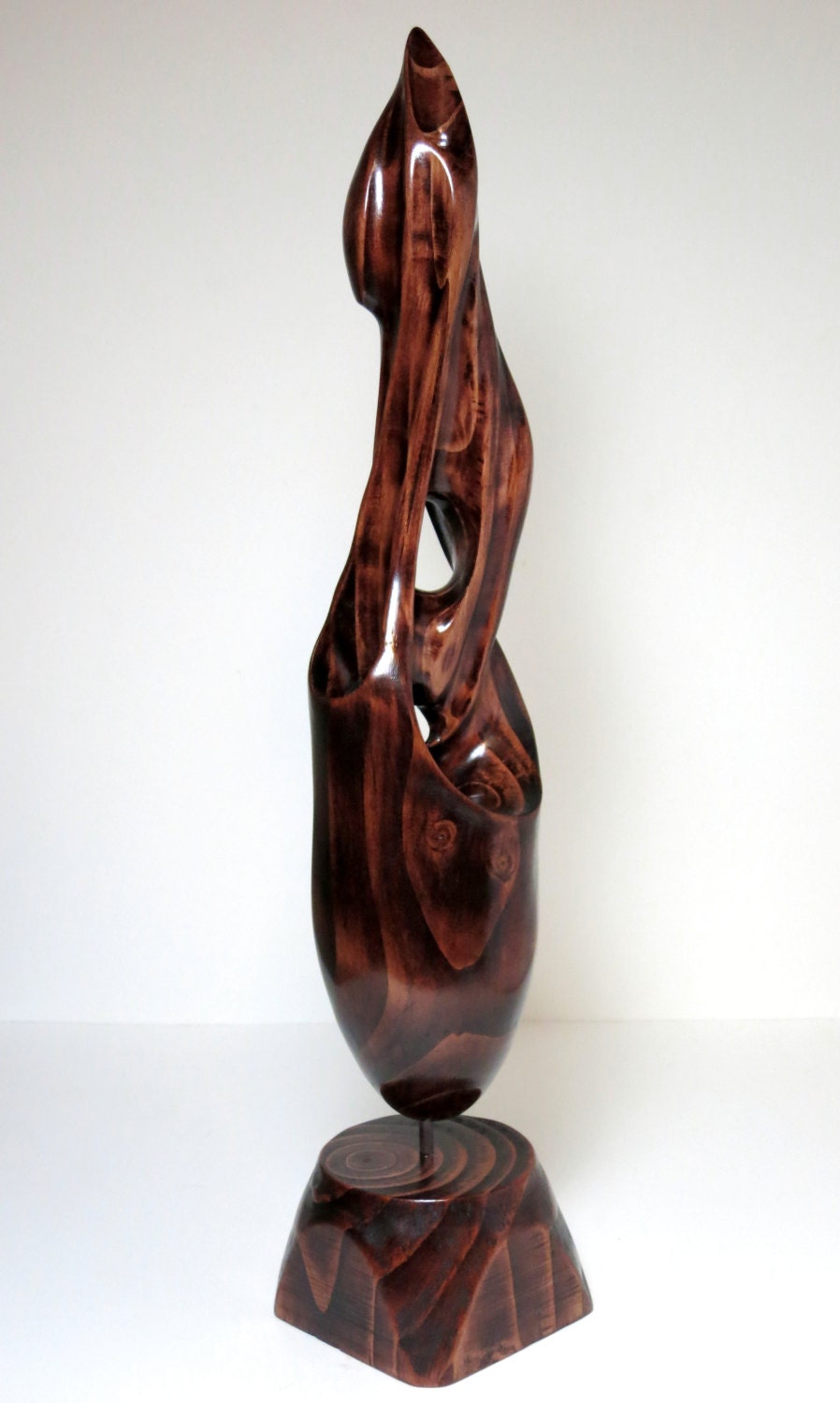 Organic Abstract Wood Sculpture