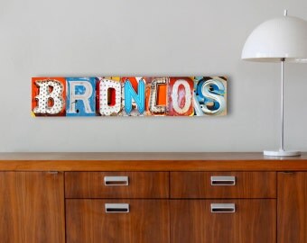 Denver broncos sign | Etsy