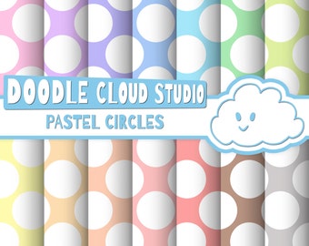 Pastel Damask Swirls digital paper Swirls by DoodleCloudStudio