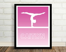 Popular items for gymnastics poster on Etsy