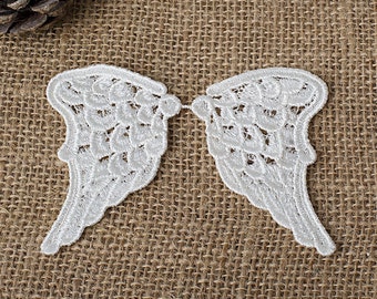Angel wing applique | Etsy