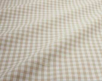 Beige gingham | Etsy
