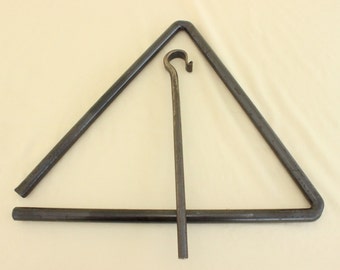 Hand Forged Cowboy Style Triangle Dinner Bell