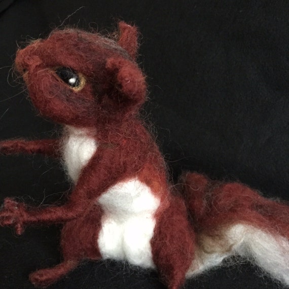 Items similar to Needle Felted Red Squirrel on Etsy