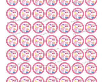 Peppa pig stickers | Etsy