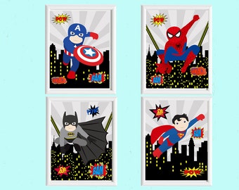 Popular items for superhero bedroom on Etsy