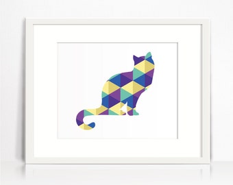 Popular items for printable triangles on Etsy