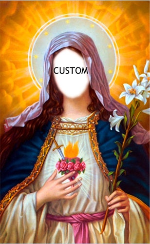 Custom Celebrity Prayer Candle