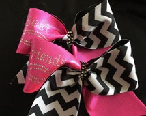 Unique infinity cheer bow related items | Etsy