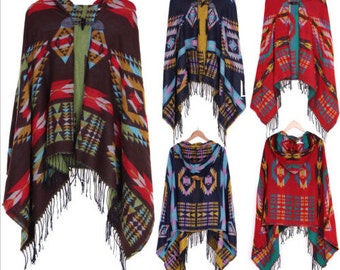 Popular items for aztec shawl on Etsy