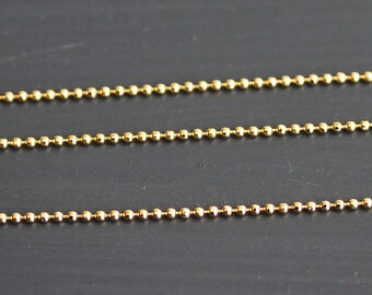 Faceted ball chain | Etsy