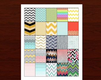 Popular items for chevron stickers on Etsy