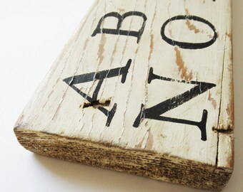 Abc sign | Etsy