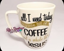 Popular items for christian coffee mug on Etsy