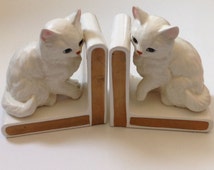 Popular items for cat bookends on Etsy
