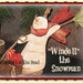 Windell the Snowman E-Pattern