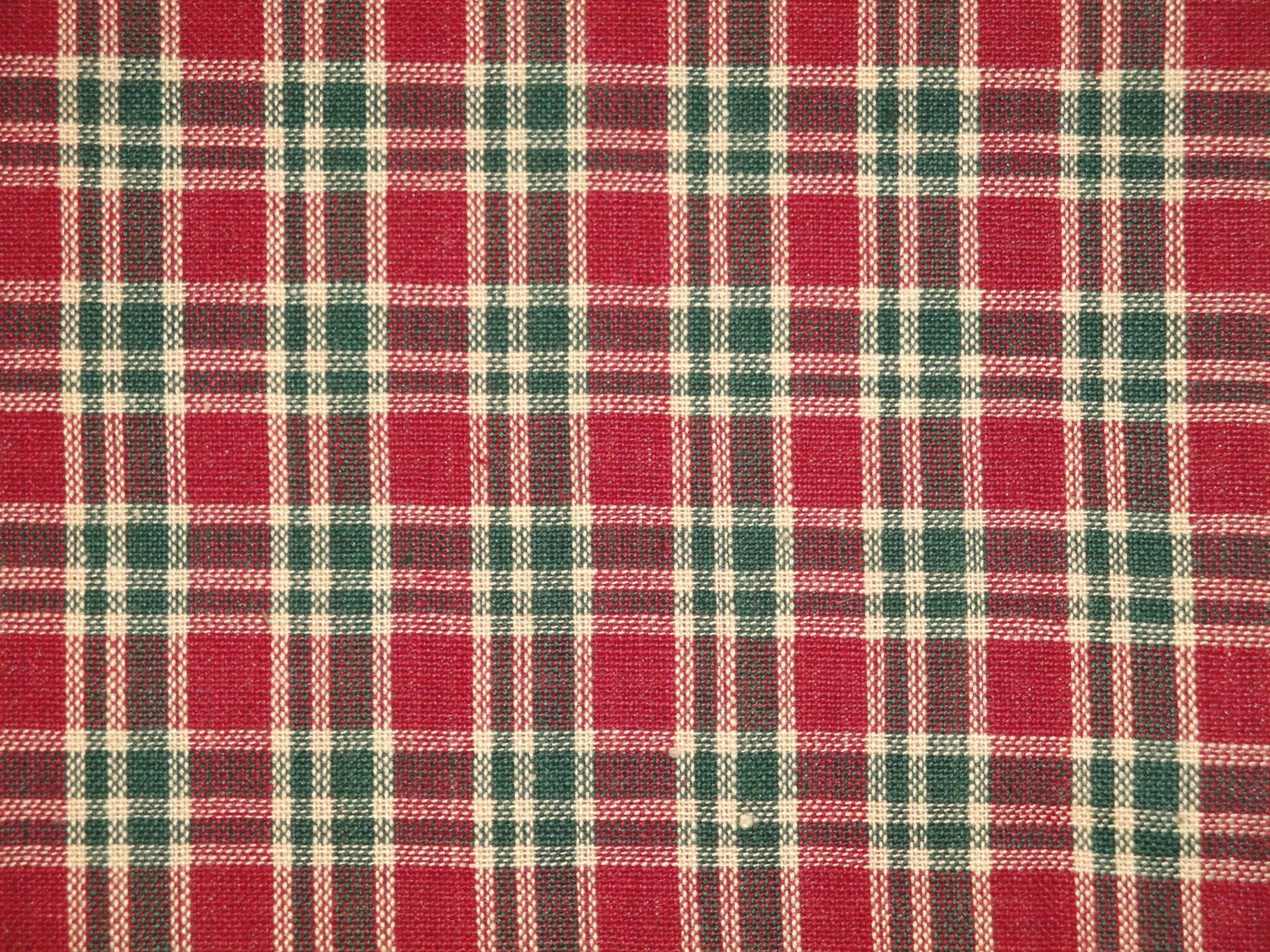 Holiday Plaid Fabric Cotton Plaid Fabric Rag Quilt Fabric