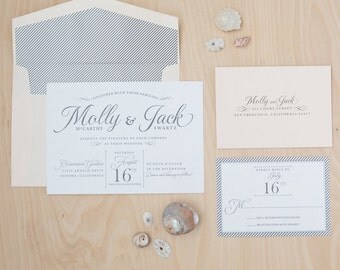 Vintage Ticket Wedding Invitation Punch Card Train Ticket