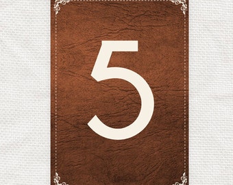 Western table number | Etsy