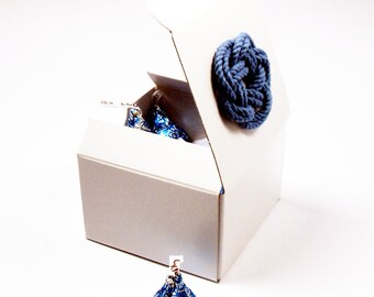 10 Navy Blue Nautical Wedding Rope Table Number by MysticKnotwork
