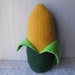Corn Pillow Corn Cob Plush Stuffed Corn Food Pillow
