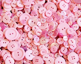 Pink buttons | Etsy