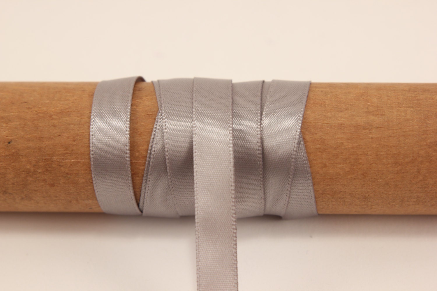 Grey satin Ribbon 100 Yards 3/8 inch Wide Satin ribbon