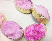 Popular items for pink crystal pendant on Etsy