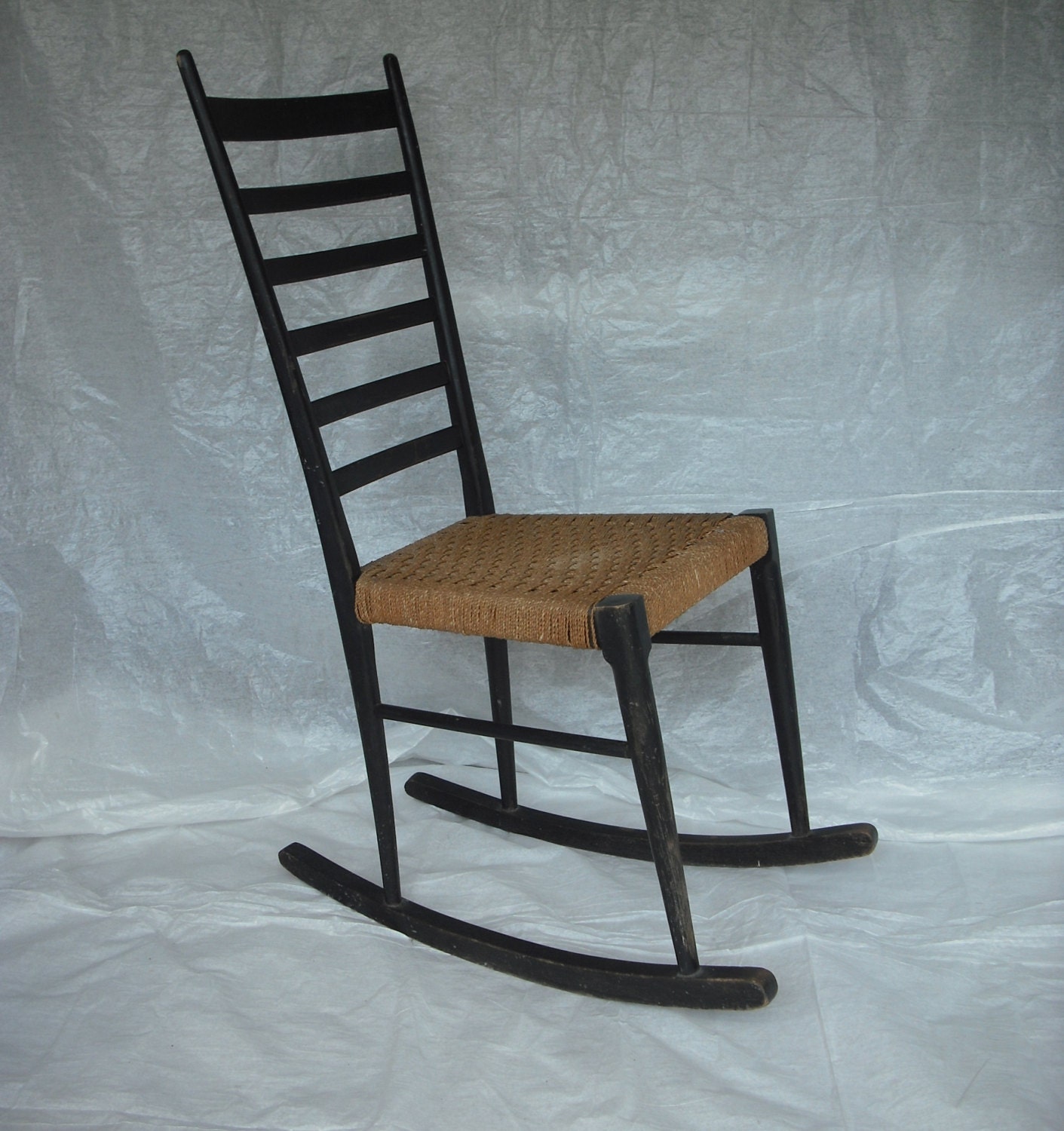 Gio Ponti ladder back rocking chair – Haute Juice