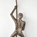 Climbing man on rope Metal wall art home decor Metal by nuntchi