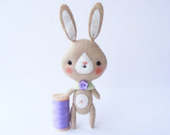 PDF pattern Felt owl softie. DIY easy sewing par iManuFatti