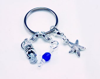 Popular items for beach keyring on Etsy