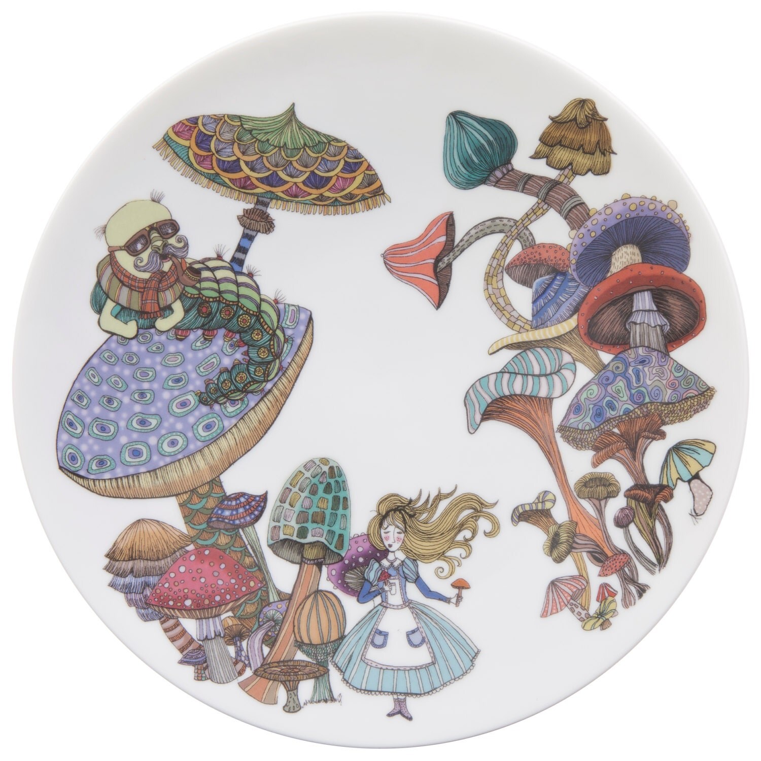 Alice in Wonderland plate by ohgrannyshop on Etsy