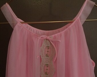 Popular items for pink negligee on Etsy