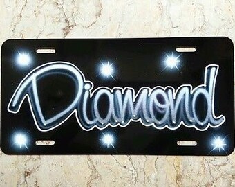 Chrome license plate frames | Etsy