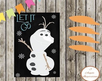 Popular items for pin the nose on olaf on Etsy