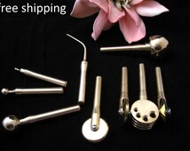10 Millinery Fabric Flower Making Tools High Quality Brass set incl ...