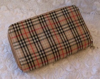 Plaid wallet | Etsy