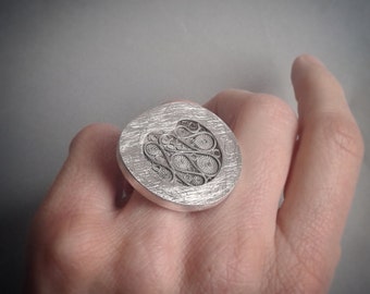 Filigree ring | Etsy