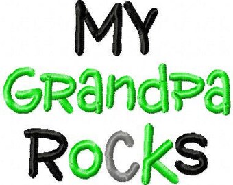 Grandpa rocks | Etsy