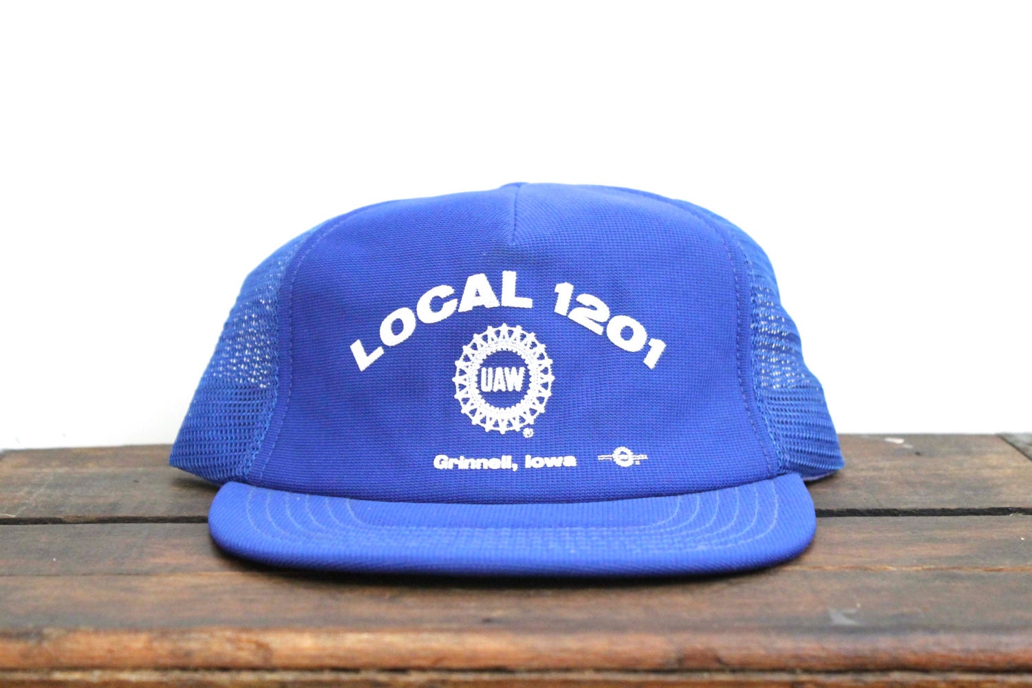 Vintage Local 1201 UAW United Auto Workers Union Grinnell Iowa Trucker ...