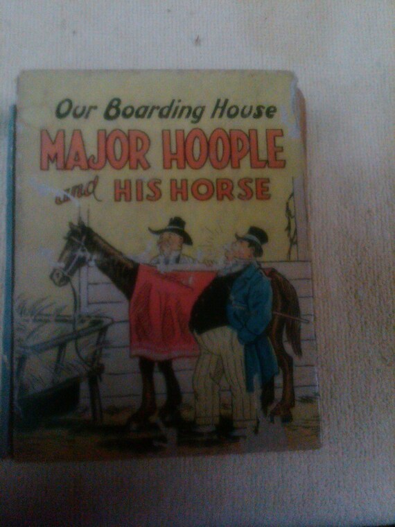 Items similar to Our Bording House - Major Hoople and His Horse - From ...