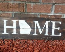 Popular items for home state sign on Etsy