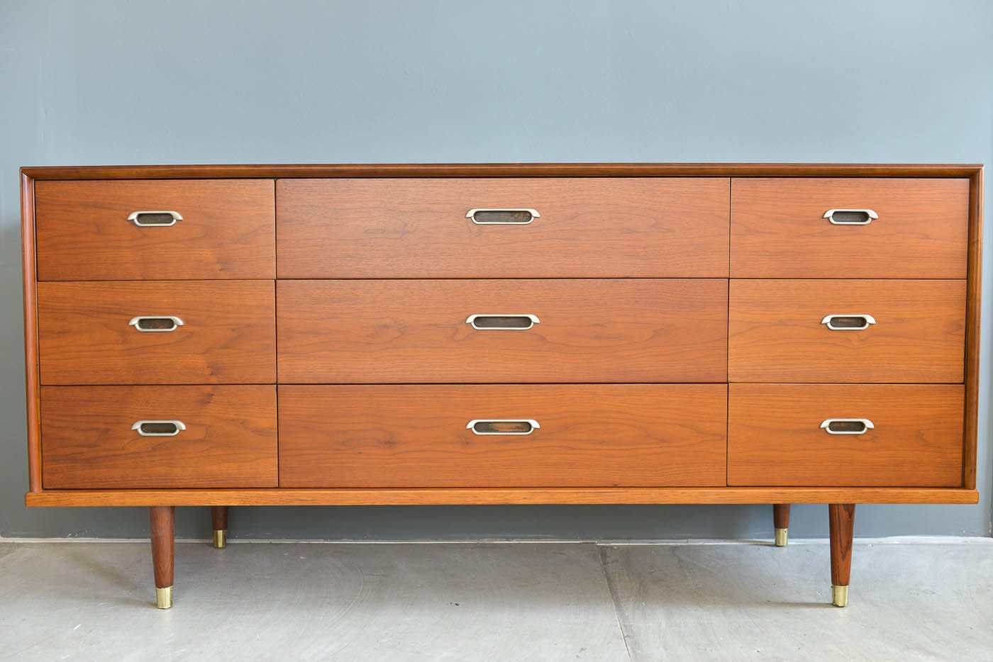 9 Drawer Walnut Dresser by BP John – Haute Juice