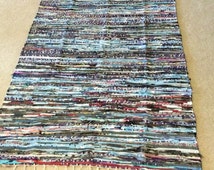 Popular items for colorful rag rug on Etsy