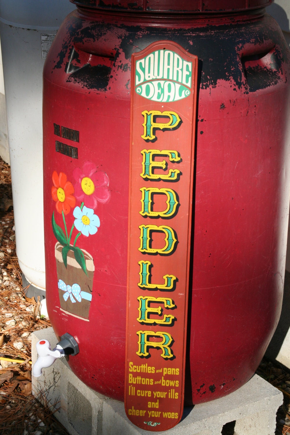 Wooden Sign Peddler Sign Yorkcraft Inc 1967 Square