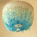 Sea Glass Lighting Fixture Chandelier SEMI FLUSH MOUNT Coastal