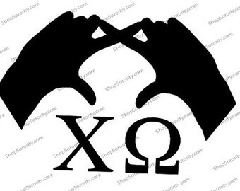 Delta Zeta Hand Sign sorority car laptop by TheShopSorority